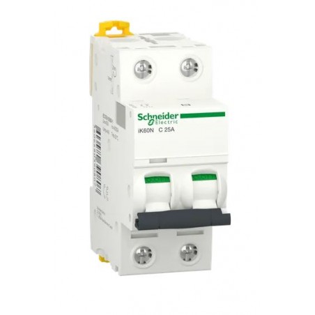 MAGNETOTERMICO IK60N 2P C 25A SCHNEIDER