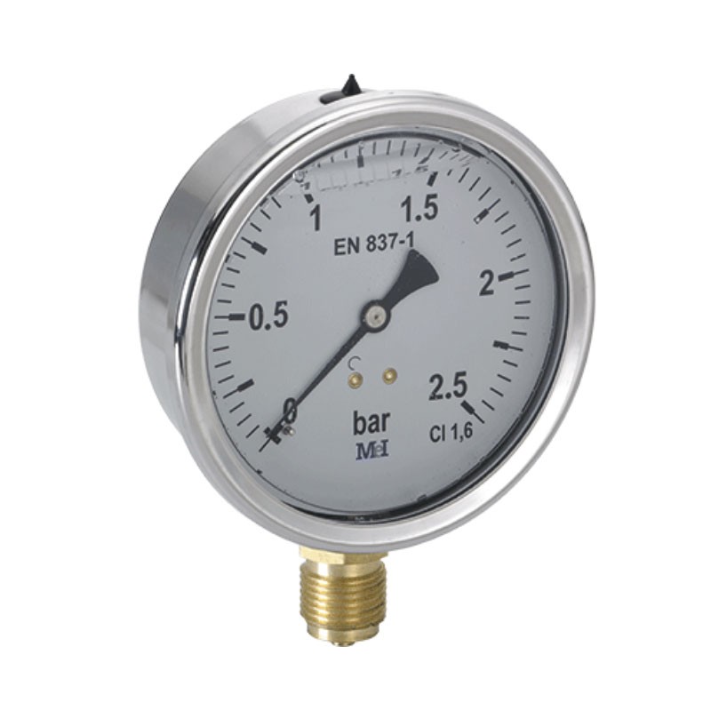 Manometro ø100 mge rad g1/2a 0-10 bar ll