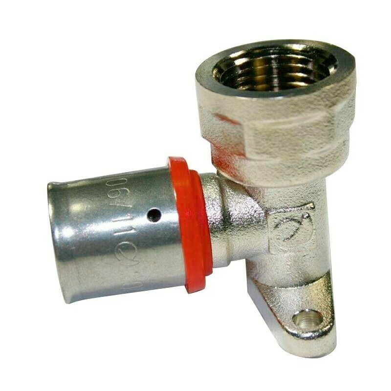 CODO ROSCA HEMBRA CON SOPORTE 20x1/2 MULTICAPA